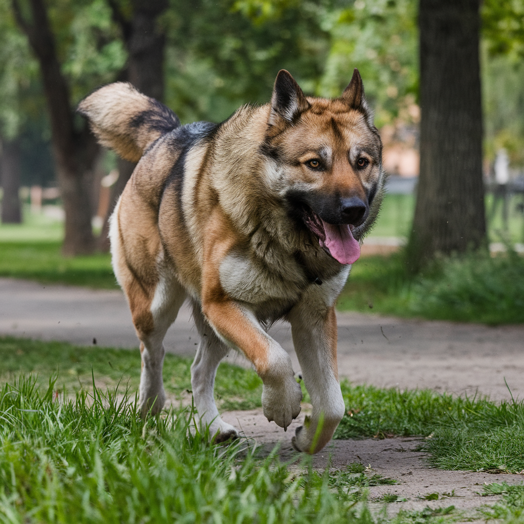 Husky Pastore Tedesco Lupo Mix